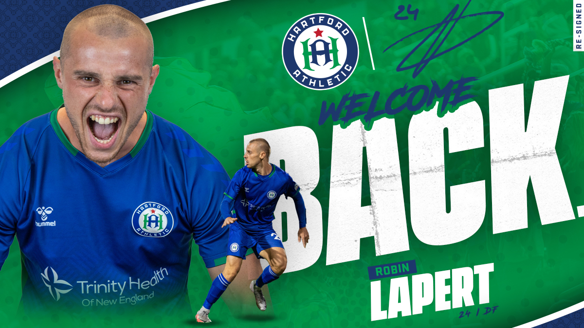 Defender Robin Lapert to Return in 2023 - Hartford Athletic