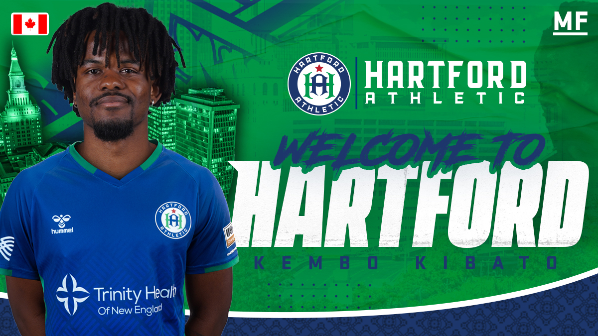 HARTFORD ATHLETIC SIGN MIDFIELDER KEMBO KIBATO - Hartford Athletic